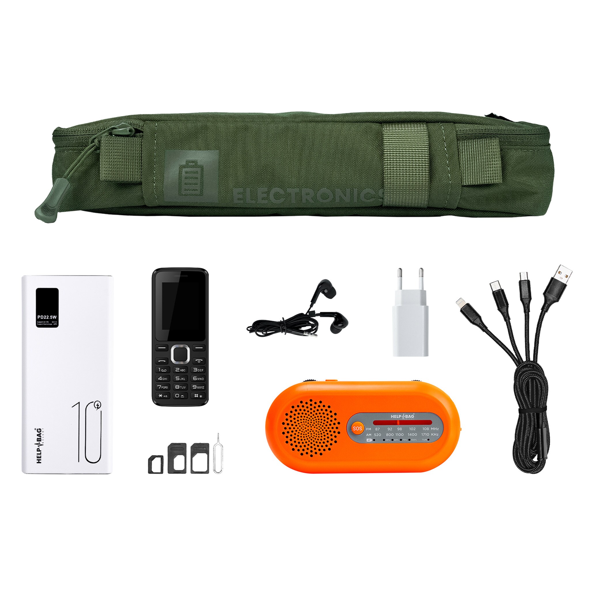 Help Bag - Max Notfallset - Olive Green - online kaufen - MILITARY.EU Shop