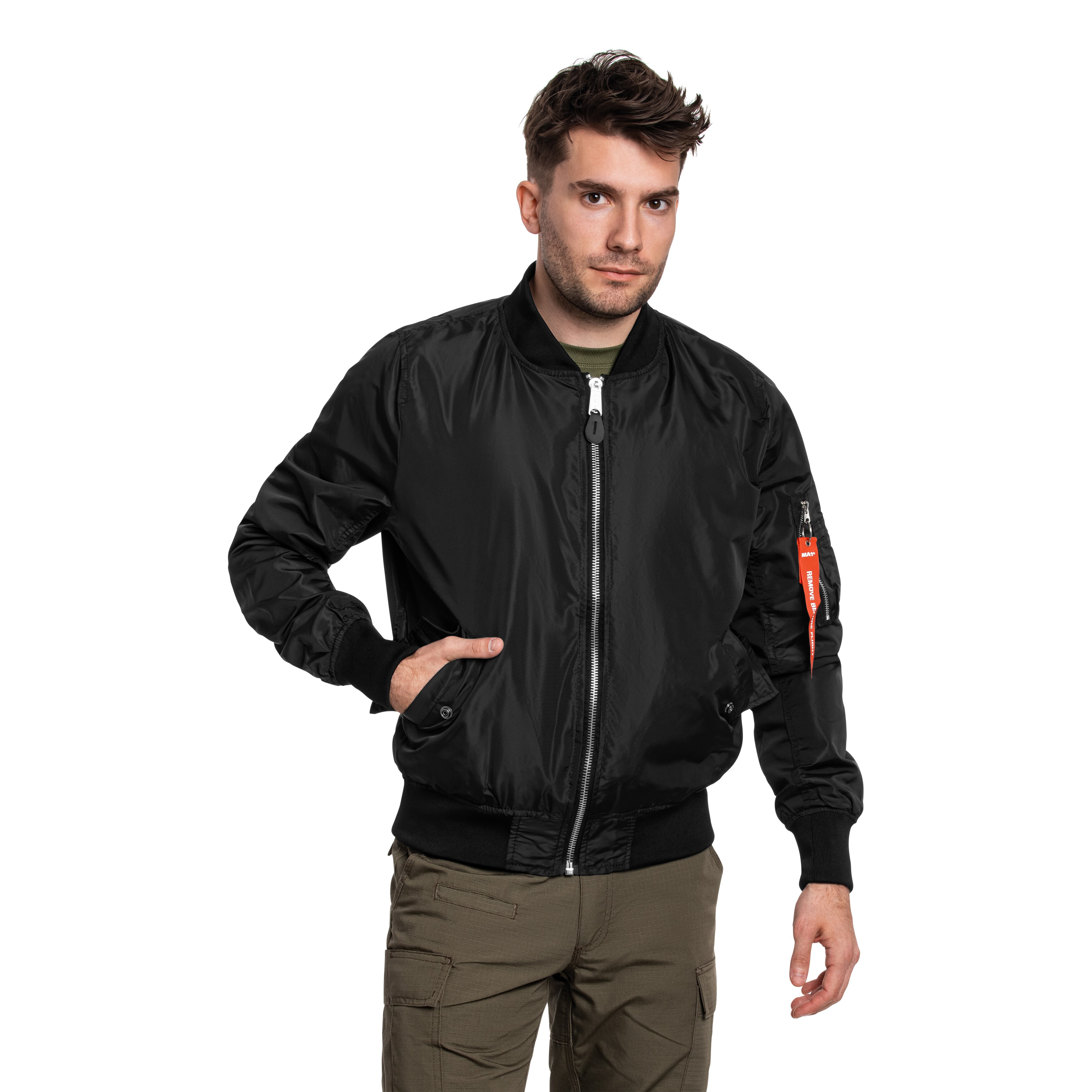 Mil-Tec - MA-1 Flyers Summer Jacke - Black - online kaufen - MILITARY Shop