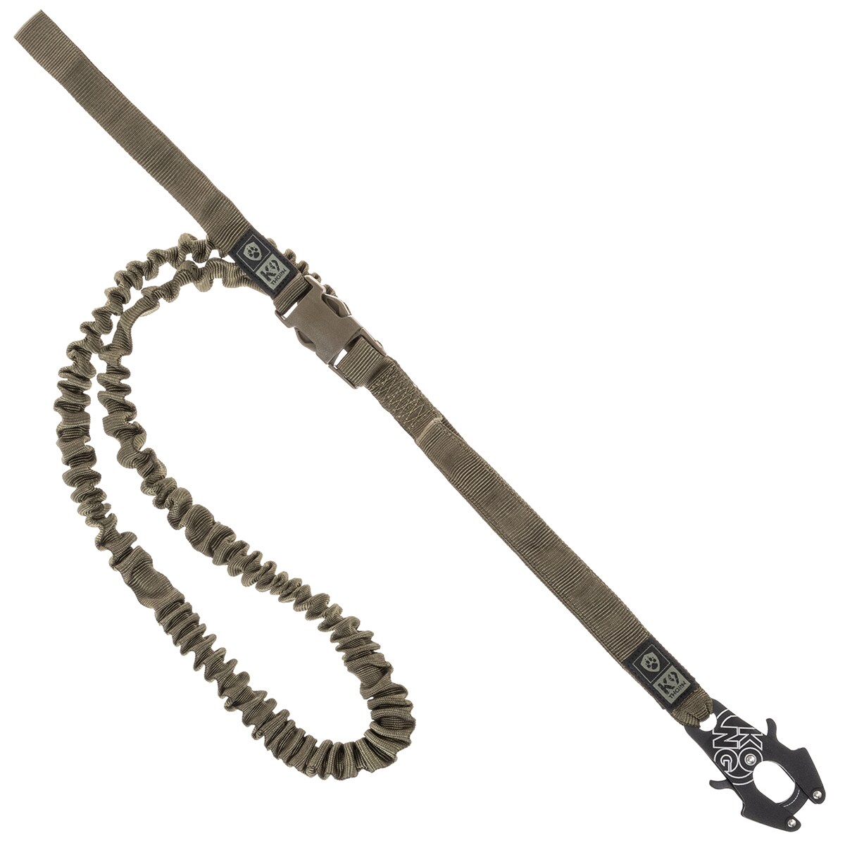 K9 Thorn Kong Frog Leash with shock absorber 150 cm - Olive - Buy ...
