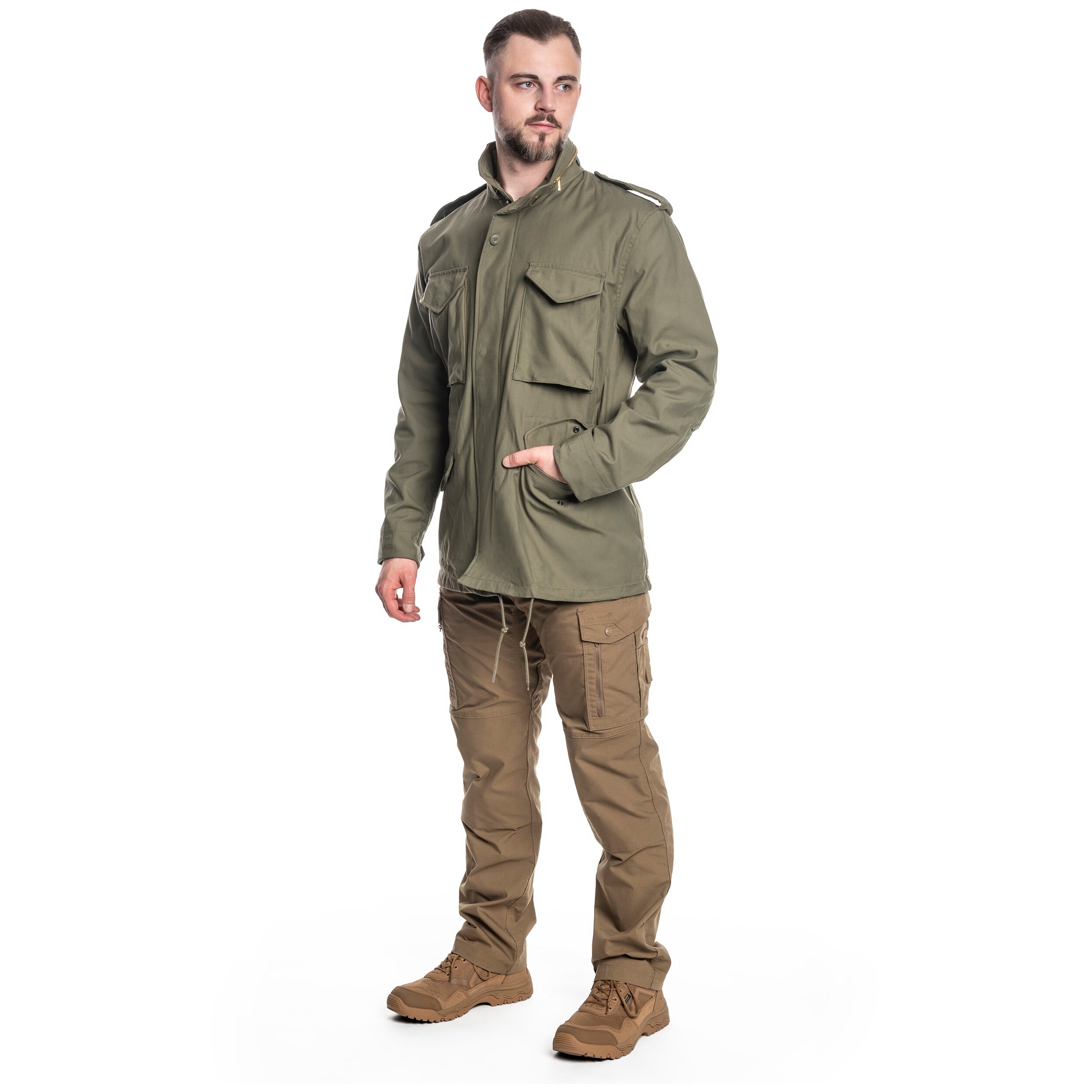 Mil-Tec Tessar US M65 Nyco Jacket - Olive - Buy Online - MILITARY.EU Shop
