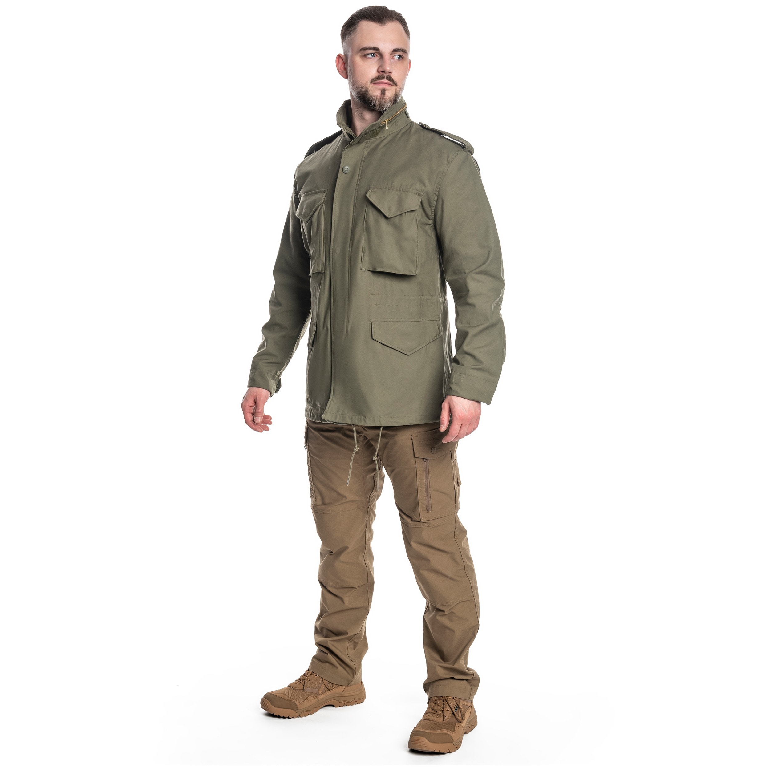 Mil-Tec Tessar US M65 Nyco Jacket - Olive - Buy Online - MILITARY.EU Shop
