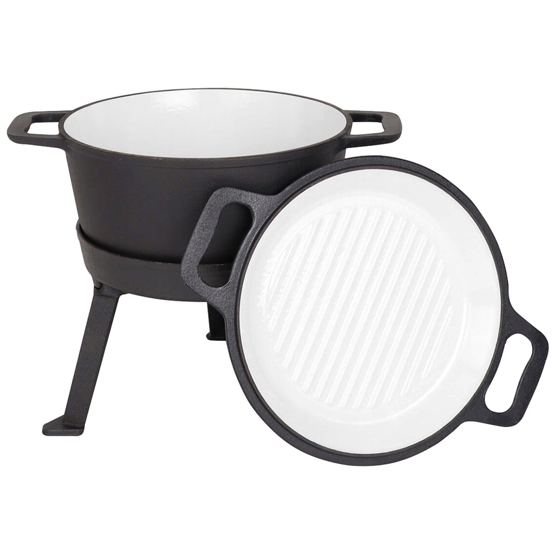 Rossner 3in1 Enameled Cast Iron Kettle 5 l - Buy Online - MILITARY.EU Shop