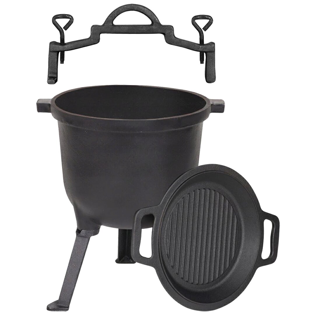 Rossner Cast Iron Kettle 2in1 11 l - Buy Online - MILITARY.EU Shop