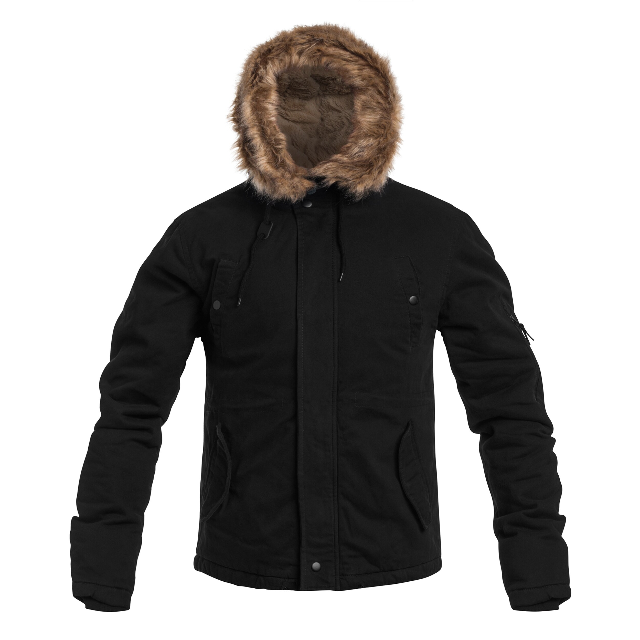 Military Wear Fish Tail Parka Jacket - Black - Buy Online - MILITARY.EU ...