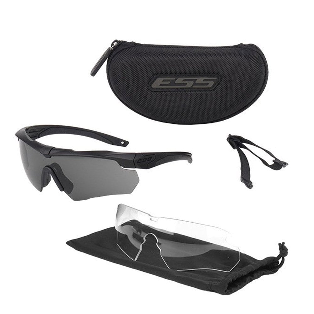 ESS Crossbow APEL Clear/Smoke Gray Tactical Glasses - Black - Buy ...