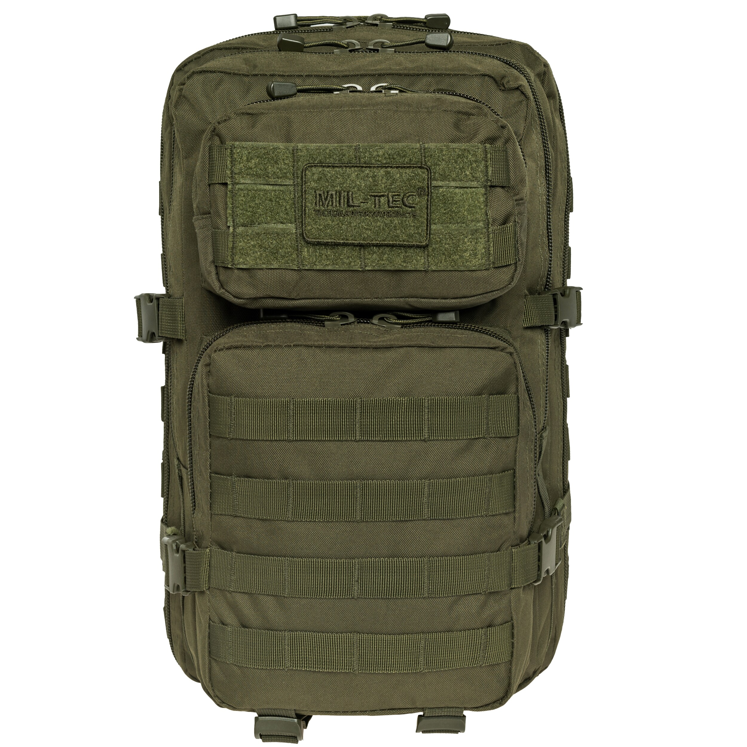 RCB Mil-Tec Assault Pack Large Backpack 36 l Olive - with equipment ...