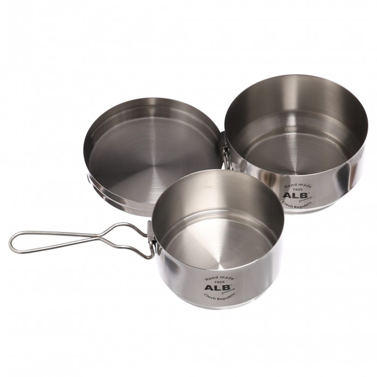3-piece ALB stainless steel mess tin - Buy Online - MILITARY.EU Shop