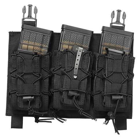 8Fields Buckle Up universal pouch for three magazines - black - Buy ...