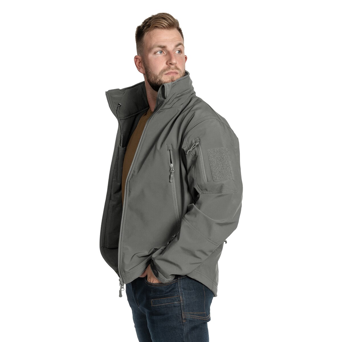 Helikon Gunfighter Softshell Shark Skin Windblocker Jacket - Foliage ...