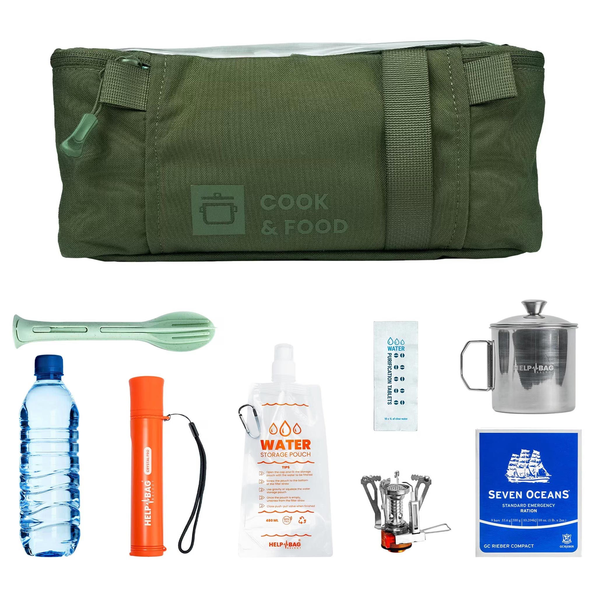 Kit d'urgence Help Bag Max - Olive Green - Acheter en ligne - Magasin ...